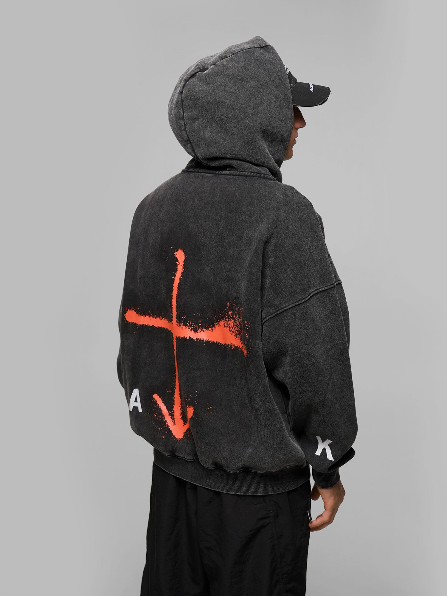 AK Cross Zip Hoodie – alchevsque